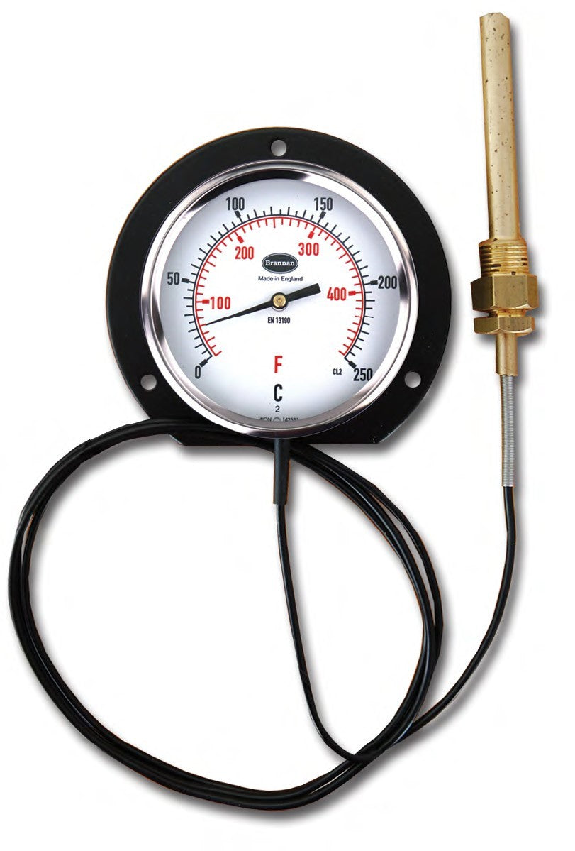XT024 - Liquid Expansion Thermometer with Capillary | BRANNAN MADE IN ...